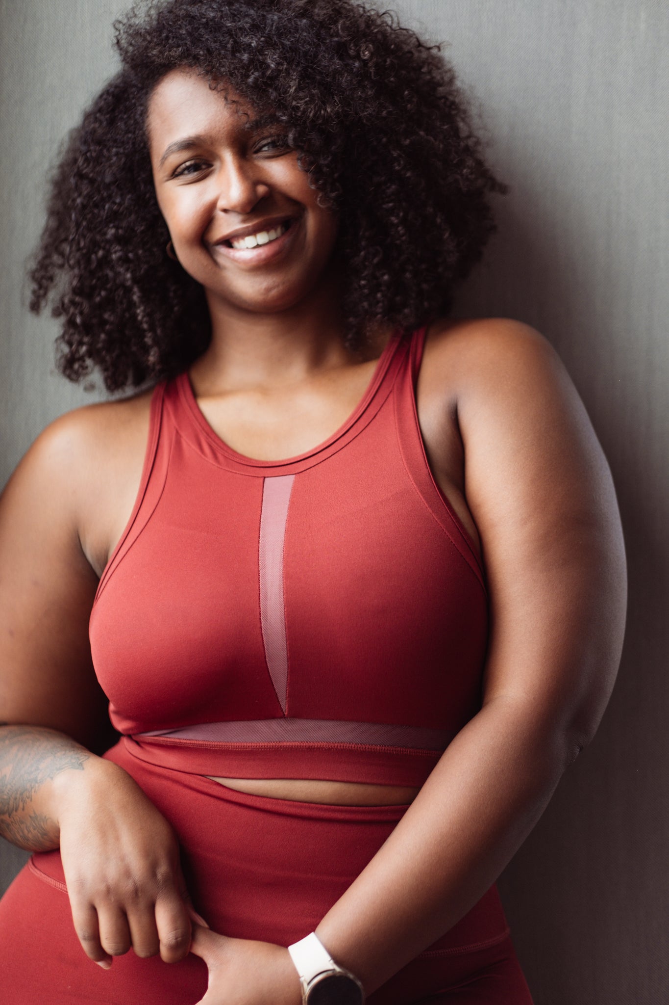 AirRise high neck longline sports bra - Wine Red – RAIA